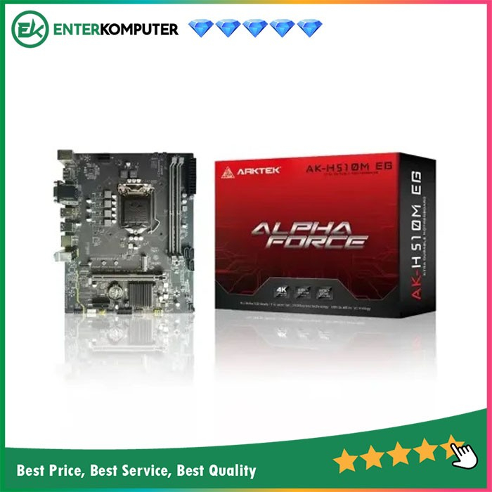เมนบอร์ด Alpha Force AK-H510M EG Arctek LGA1200 H510 DDR4 USB3.0 | Shopee Thailand