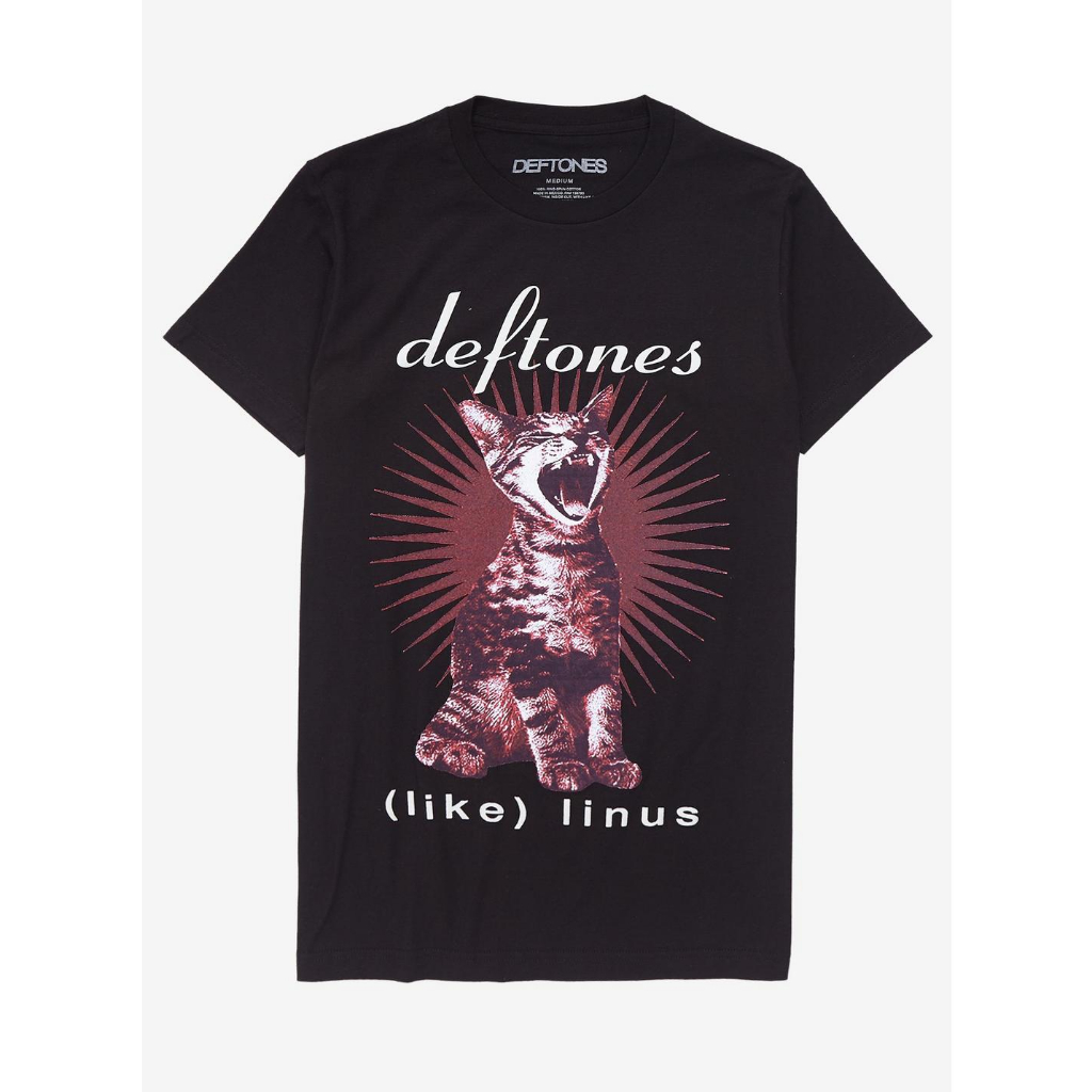 เสื้อยืด Deftones Like Linus Album Cover Boyfriend Fit Girls T-Shirt ...