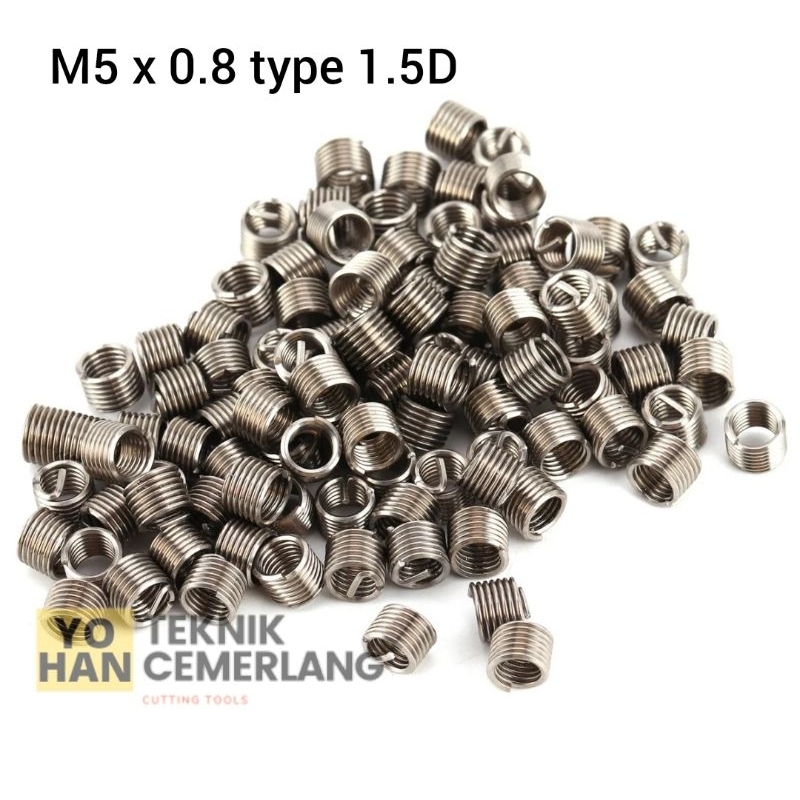 10 ชิ้น Recoil M5 x 0.8 ประเภท 1.5D 8 Slek Bolt Thread Repair Tool ...