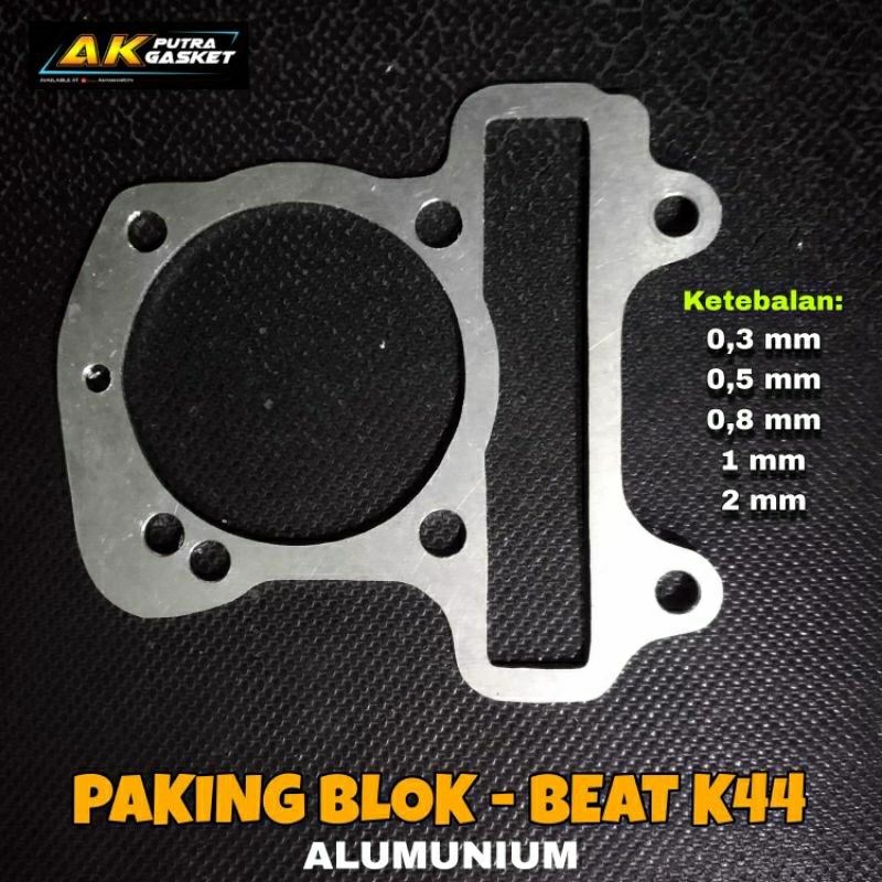 Beat K44 ปะเก็นบล็อกอลูมิเนียม / Honda Beat K44 บรรจุปะเก็นอลูมิเนียม ...