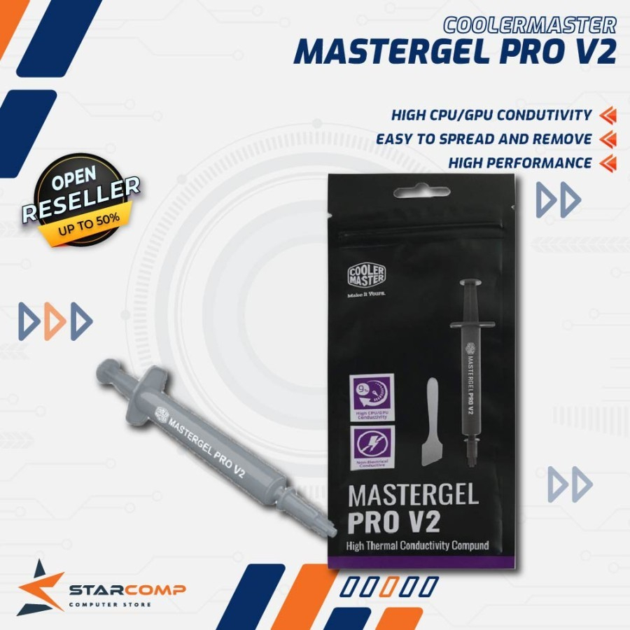 Cooler Master Mastergel PRO V2 Thermal Paste โปรเซสเซอร์พาสต้า | Shopee ...