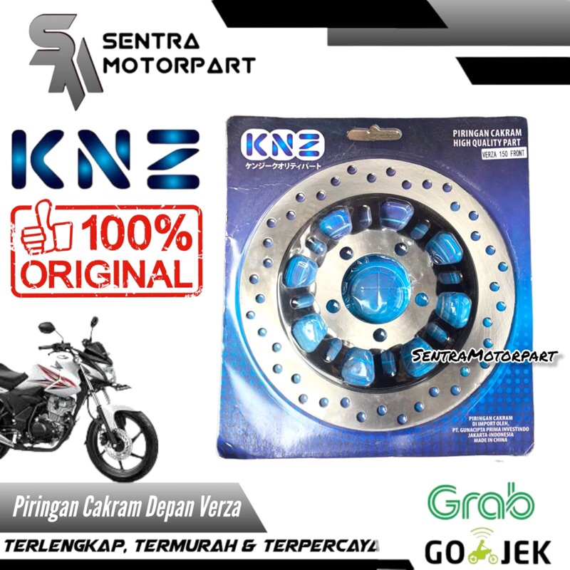 Knz รุ่นเว้า verza disc แผ่นหน้า | Shopee Thailand