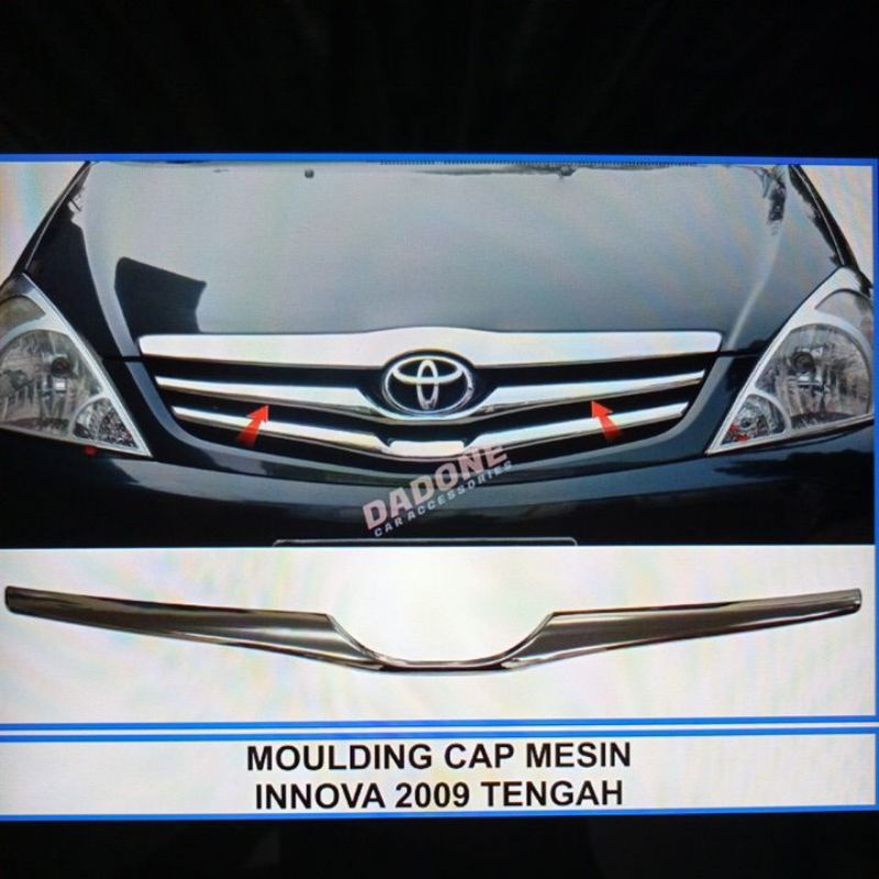 Toyota inova innova innova 2009 2010 2011 ตะแกรงกันชนหน้า ขอบโครเมี่ยม ...