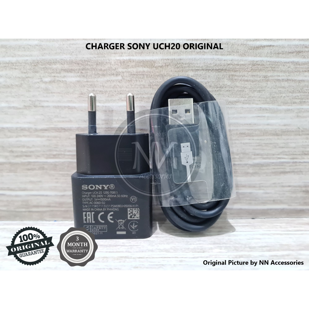 อุปกรณ์ชาร์จ SONY UCH20 XPERIA Z Z1 Z2 Z3 Z5 COMPACT X XA C2 C3 C4 C5 M ...