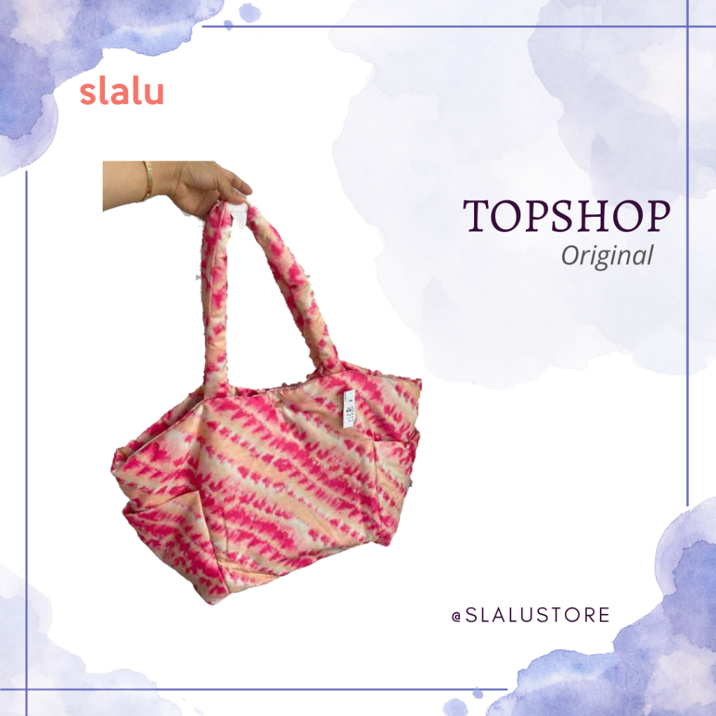 กระเป๋าผ้าไนล่อน แบรนด์เนม Topshop | Shopee Thailand