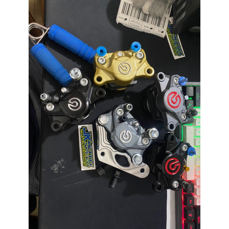 บรรจุุภัณฑ์!! CALIPER + BRACKET MIO SPORTY FRONT จานดิส DIS 220 มม. ...