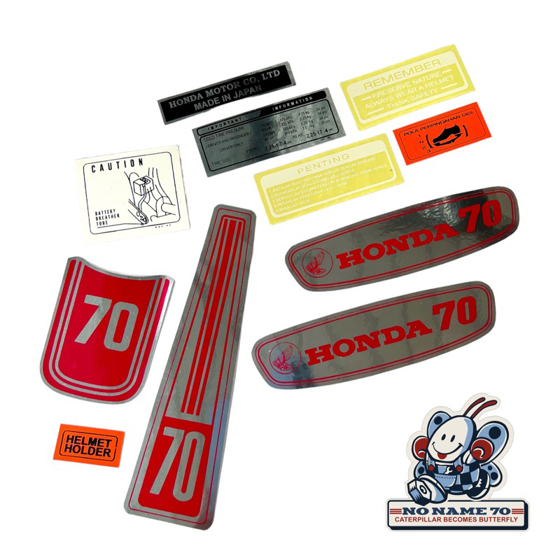 สติ๊กเกอร์ Striping honda c70 pispot | Shopee Thailand