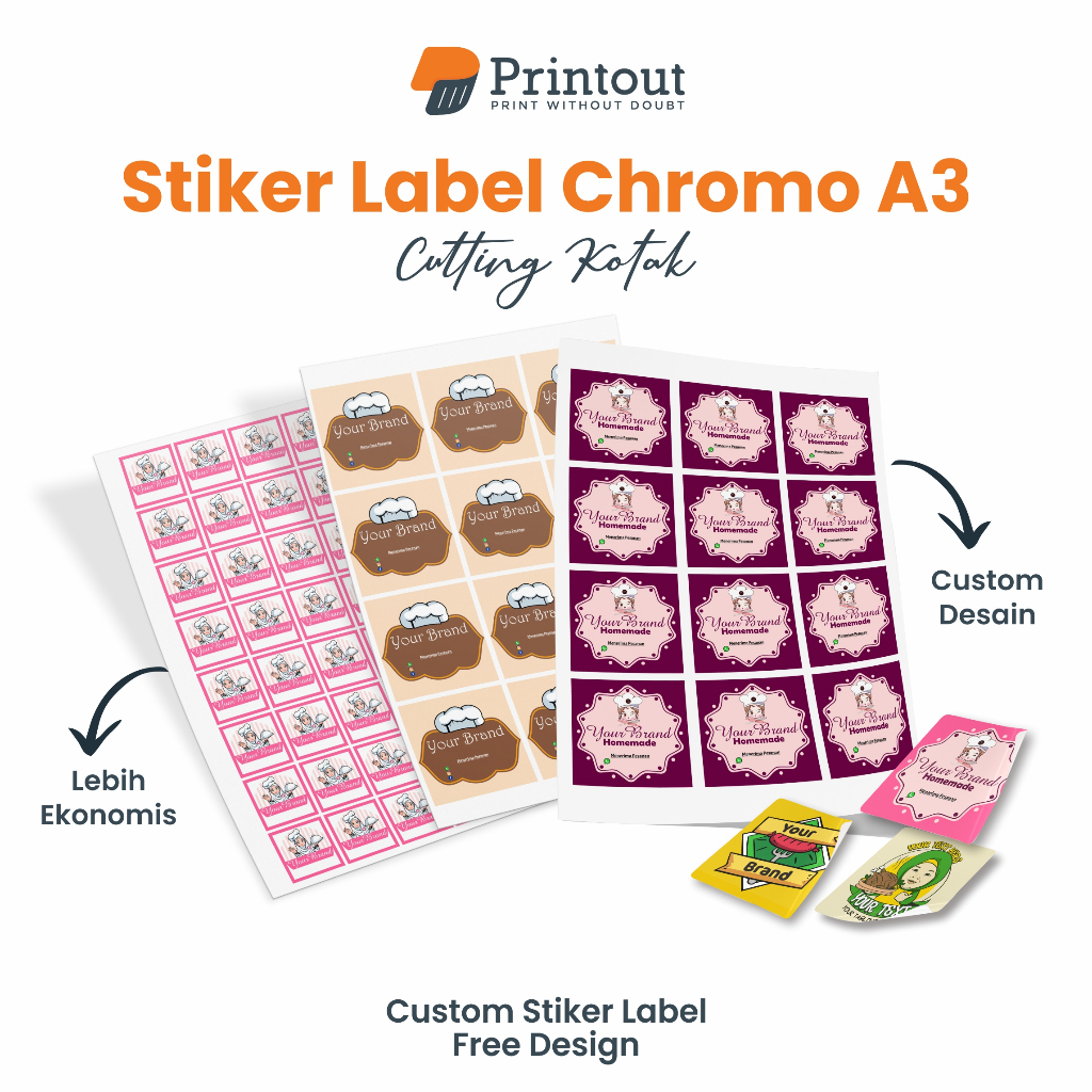 สติกเกอร์ฉลากซีล พิมพ์ลาย ชื่อ ขวดเครื่องดื่ม เค้ก Chromo A3+ | Shopee ...