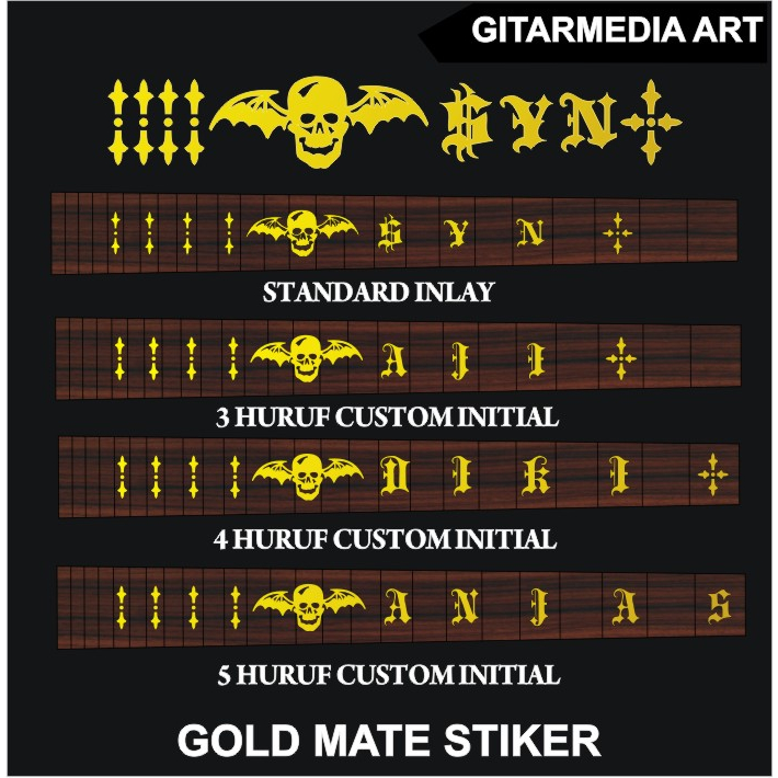 Schecter SYNYSTER GATES DEAD BAT INLAY A7X AVANGED SEVENFOLD PET ...