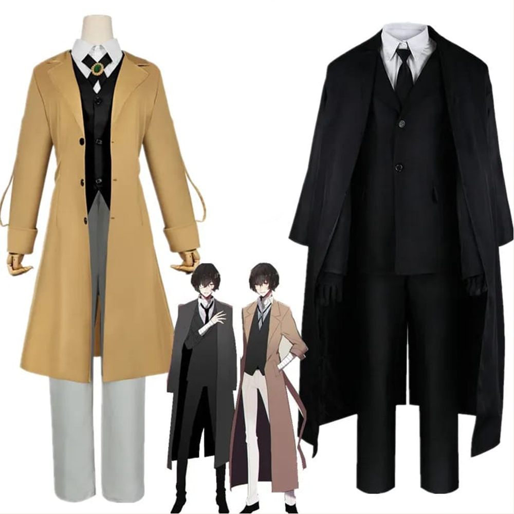 (PDS) Dazai OSAMU BUNGOU STRAY DOGS COSPLAY PARKA COAT JACKET | Shopee ...