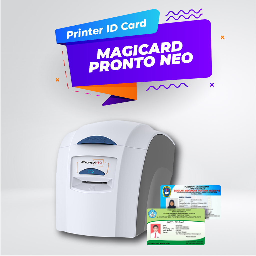 Magicard PRONTO NEO RFID PVC ID CARD เครื่องปริ้นท์บัตร | Shopee Thailand