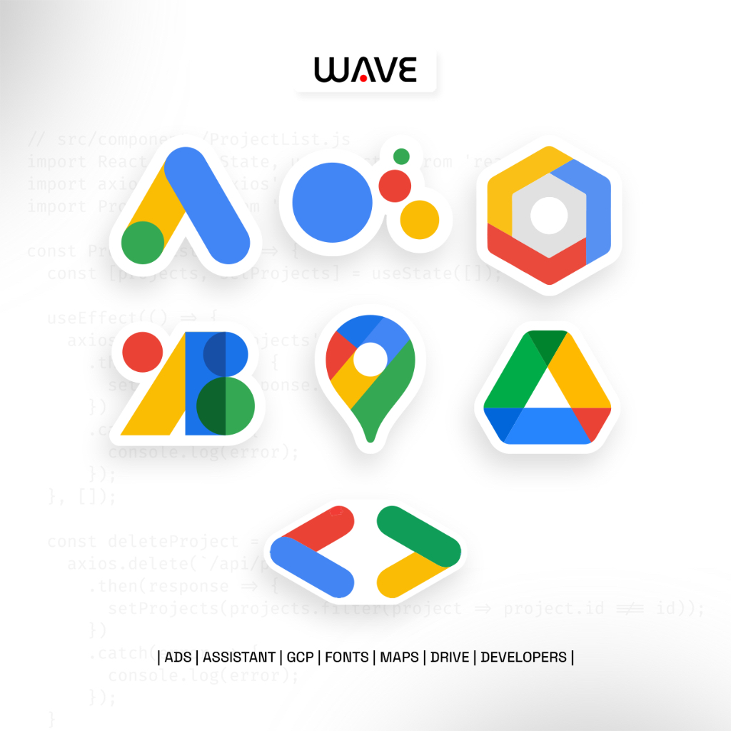 สติ๊กเกอร์ตัดไวนิล IT Google Ecosystem Waterproof - Google Ads / Google ...