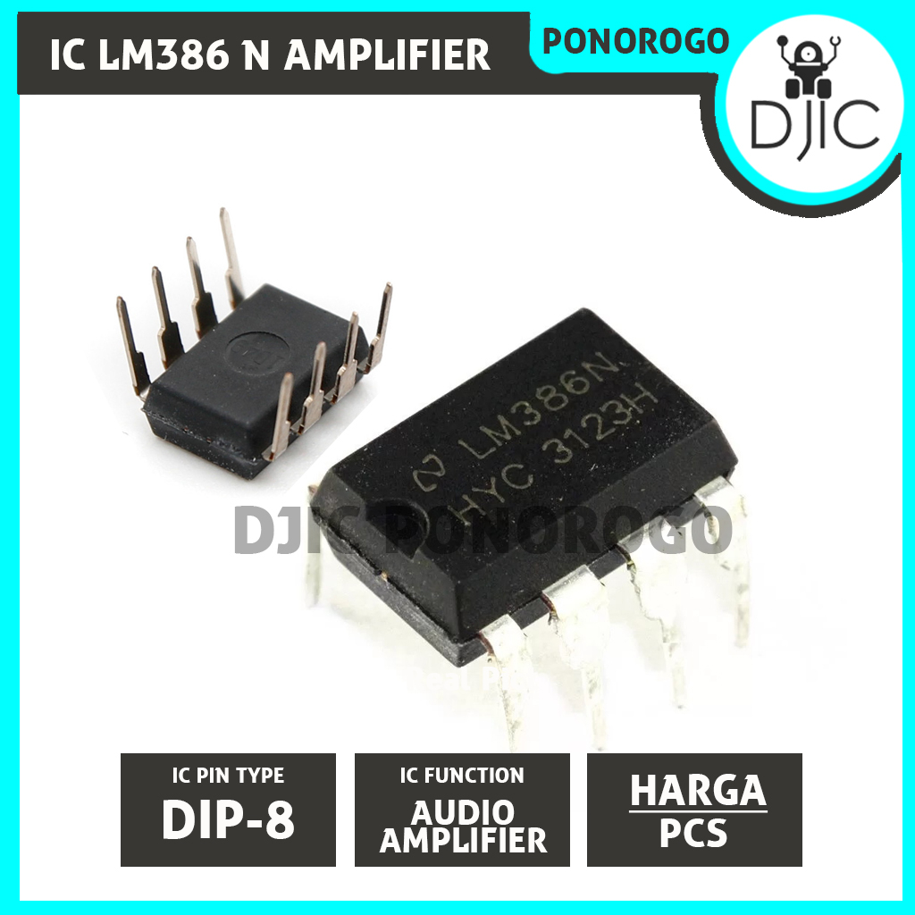 เครื่องขยายเสียง Ic Lm386N DIP 8 | Shopee Thailand