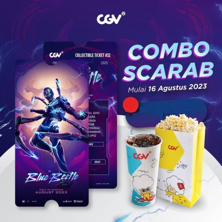 ตั๋วสะสม Blue Beetle x CGV Official | Shopee Thailand
