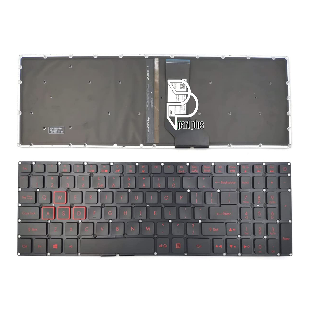 แป้นพิมพ์แล็ปท็อป Acer Nitro 5 N515-51 N17c1 AN515-52 AN515-53 Series ...