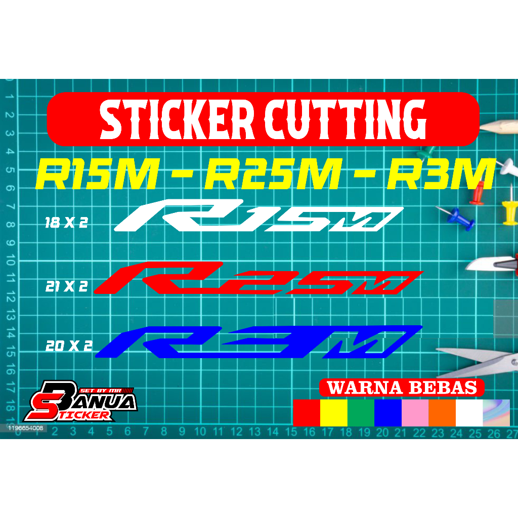 สติ๊กเกอร์ R15M R25M R3M | Shopee Thailand