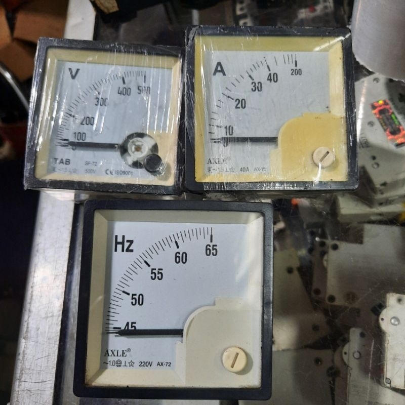 โวลต์มิเตอร์ แอมแปร์มิเตอร์ hz 1 ชุด | Shopee Thailand