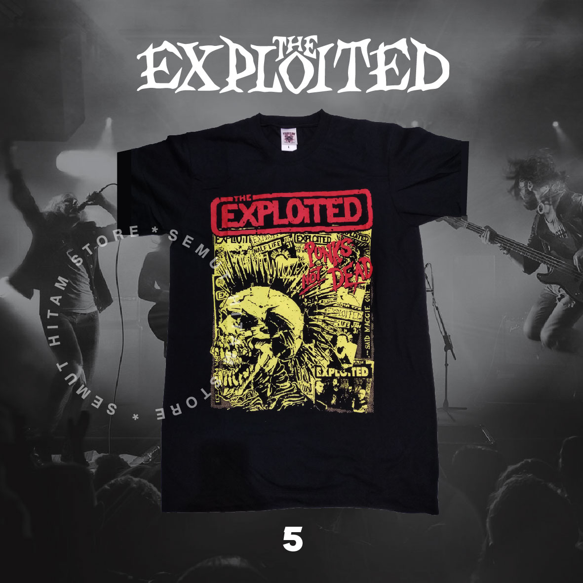 วงดนตรีร็อคพังก์ร็อค The EXPLOITED PUNKS NOT DEAD Builtup Prapatan ...