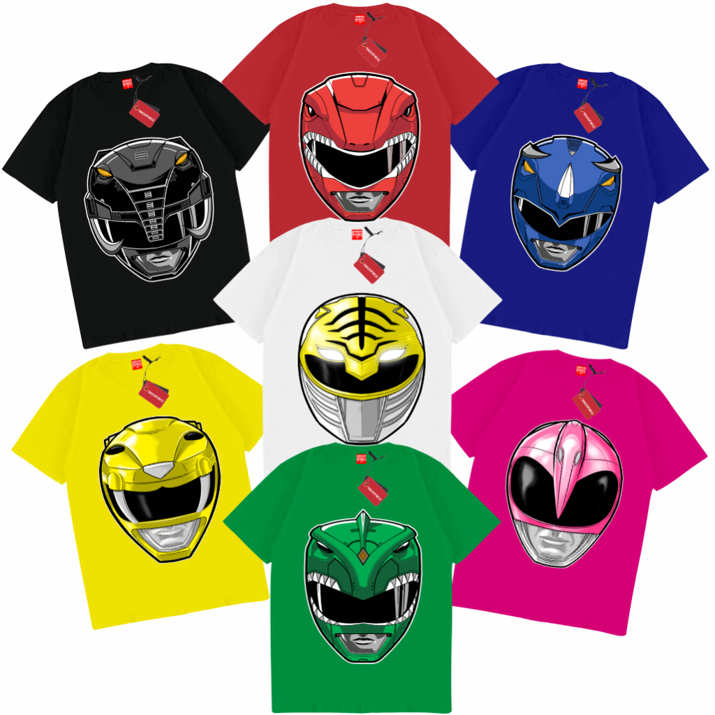 Gilan เสื้อยืด Unisex Distro เสื้อยืด Super Setai Mighty Morphin Power ...