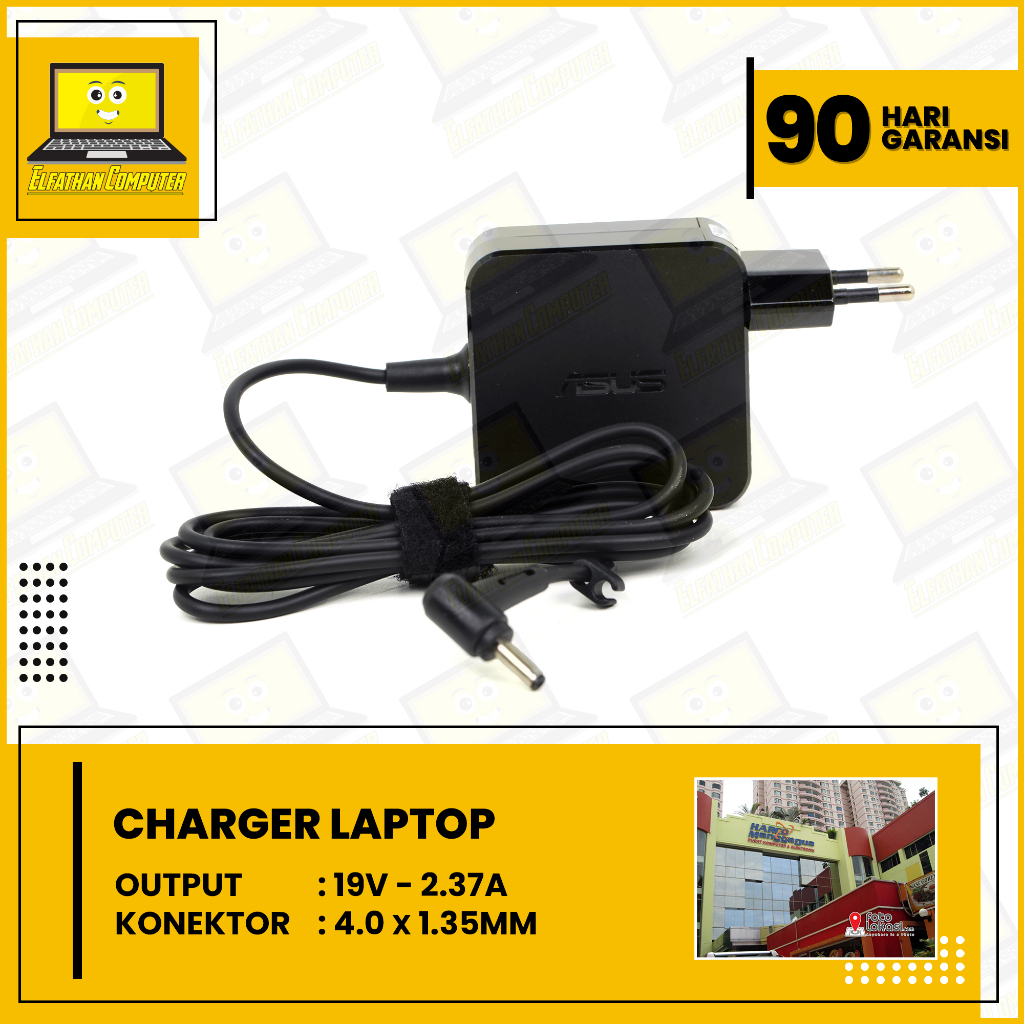 Asus X442 X442U X442UQ X442UR 45Watt Laptop Charger (4.0*1.35mm ...