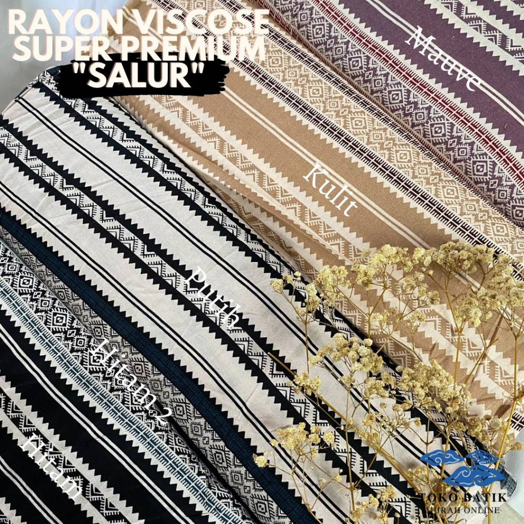 ผ้าฝ้ายเรยอน พิมพ์ลายทาง ULTRA Premium & SUPER SILK | Shopee Thailand