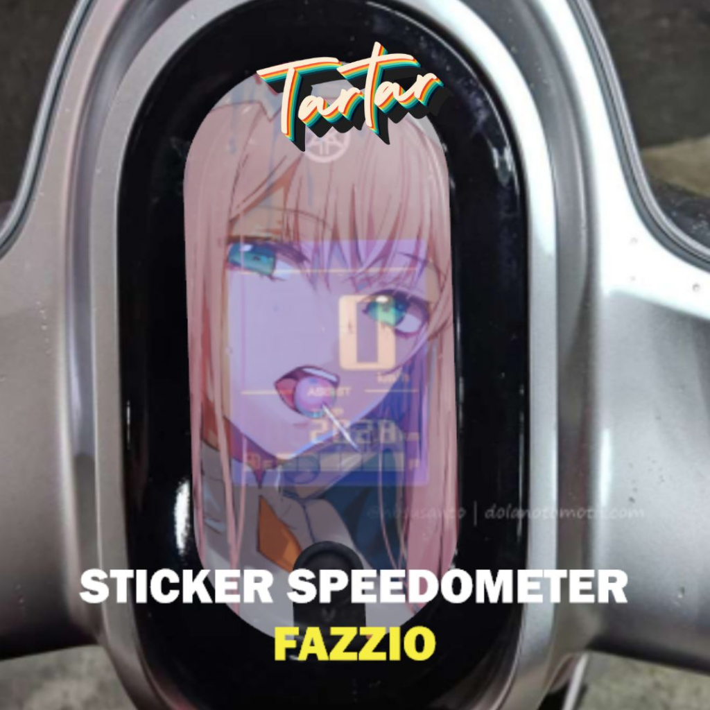 สติ๊กเกอร์สติ๊กเกอร์ Spido/Speedometer โปร่งใสอะนิเมะ Yamaha Fazzio ...