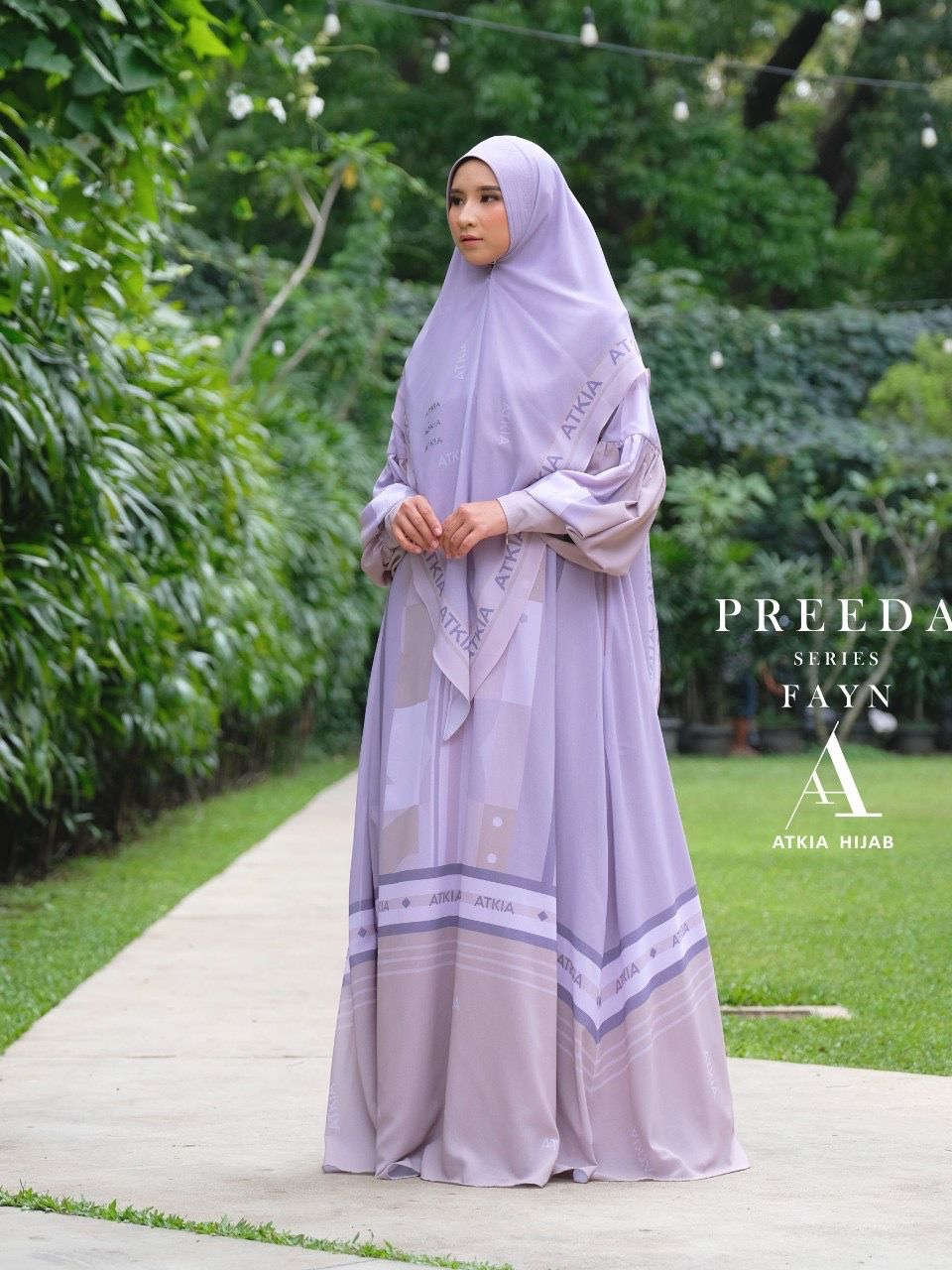 Atkia HIJAB | Preeda SERIES | ชุดเดรสมุสลิม | Shopee Thailand