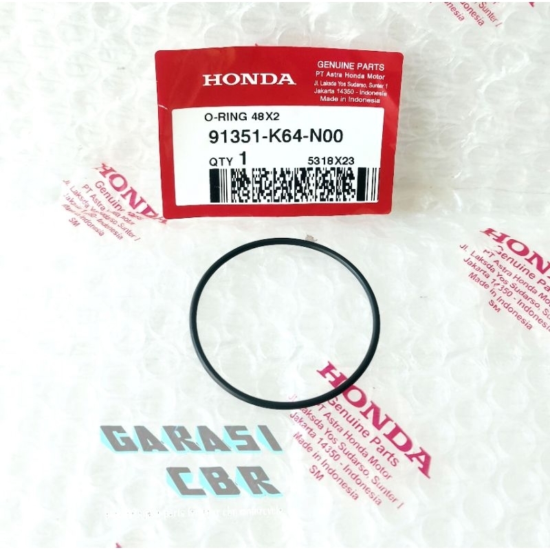 91351k64n00o - แหวนยาง 48x2 CBR 250RR CBR 150R - ขอบล้อหลัง | Shopee ...