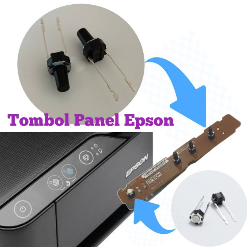 Tombol Epson Panel Button Round Switch On Off Epson L3150 L3210 ...