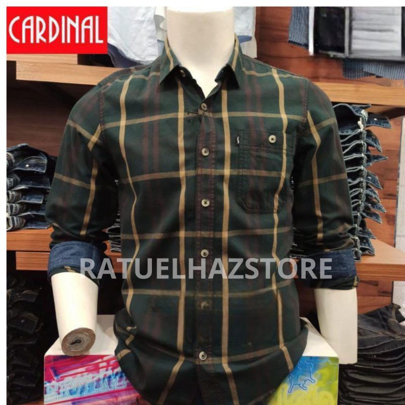 Cardinal CASUAL JEANS เสื้อเชิ้ตยีนส์ ของแท้ | Shopee Thailand