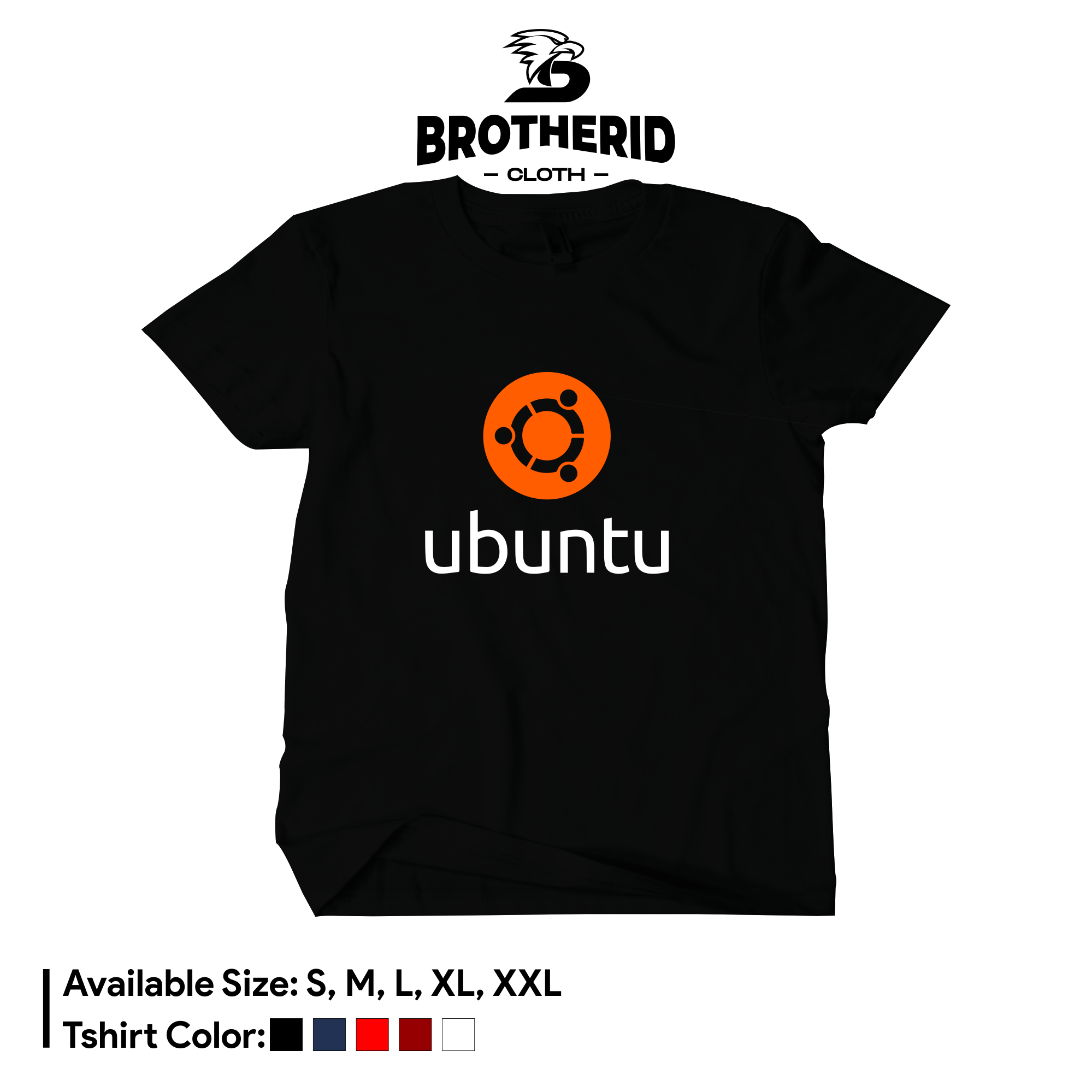 Ubuntu Linux Logo 2 เสื้อยืด IT Programmer Web Geek Combed 30s Distro ...