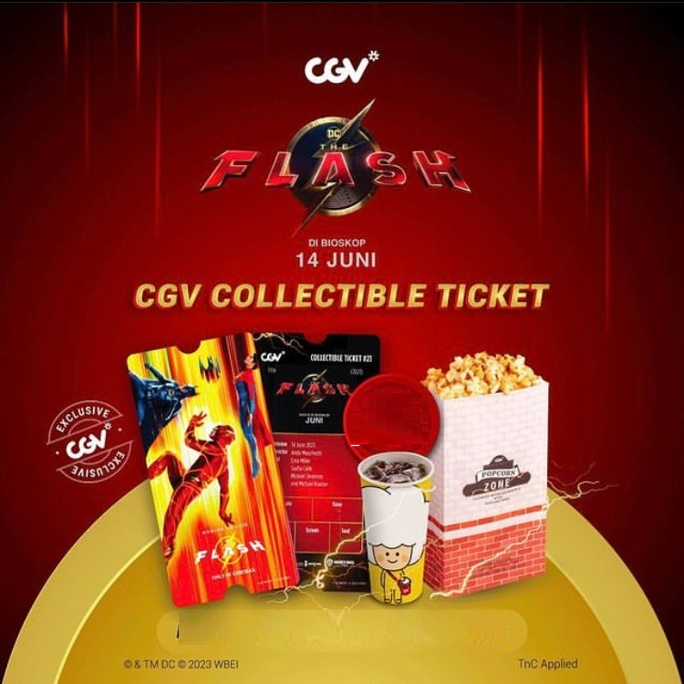 แฟลช x CGV ตั๋วเก็บสะสมอย่างเป็นทางการ | Shopee Thailand