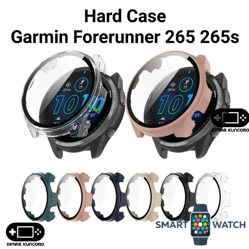 Garmin Forerunner 265 265s Hard Case micha ปลอกกระจกนิรภัยเพลง FR265 ...