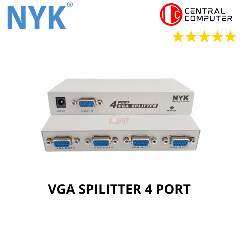 เครื่องแยก VGA 4 พอร์ต | Shopee Thailand