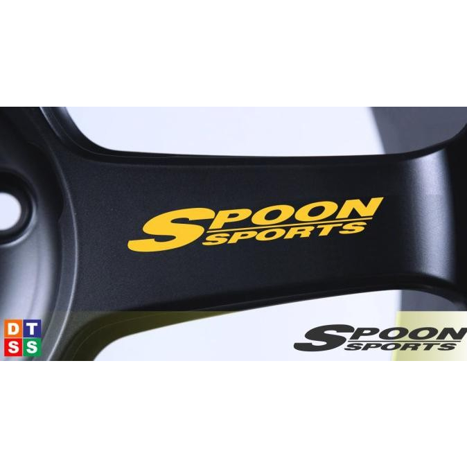 Spoon Sport Car Rim Sticker 1 ชุด มี 4 ชิ้น | Shopee Thailand