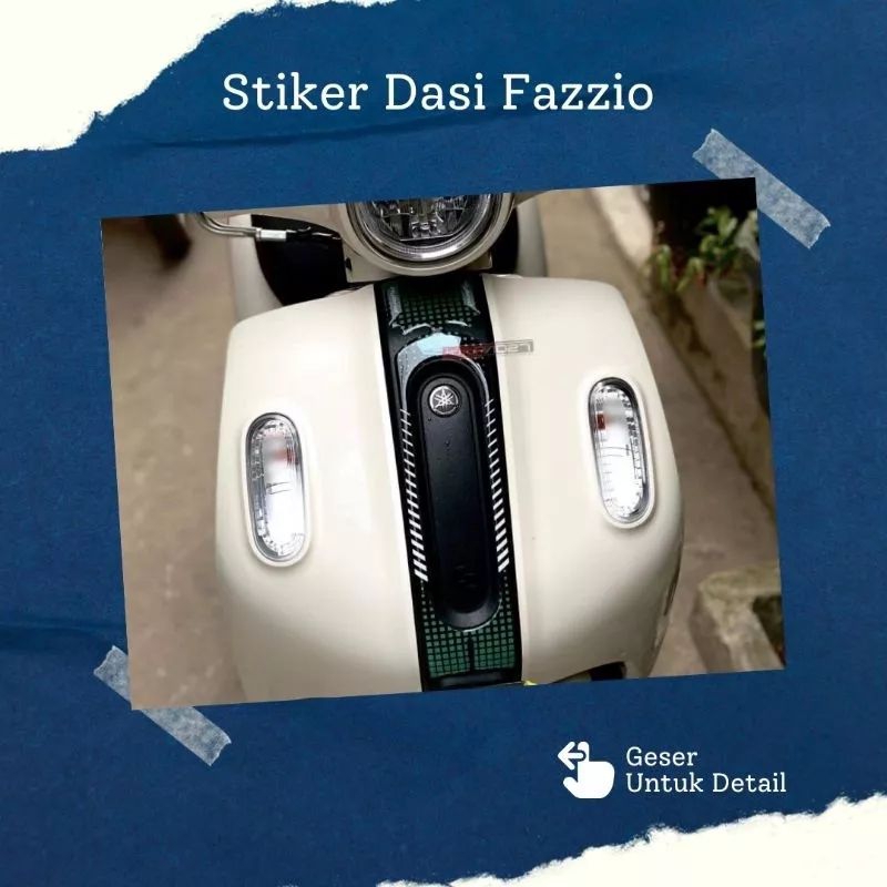 Motopad27 Fazzio Front Tie Sticker Fazzio premium Sticker | Shopee Thailand