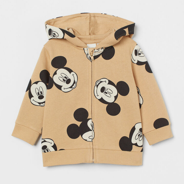 H&m Hnm HM H&M x DISNEY - เสื้อแจ็คเก็ตมีฮู้ดมิกกี้ | Shopee Thailand