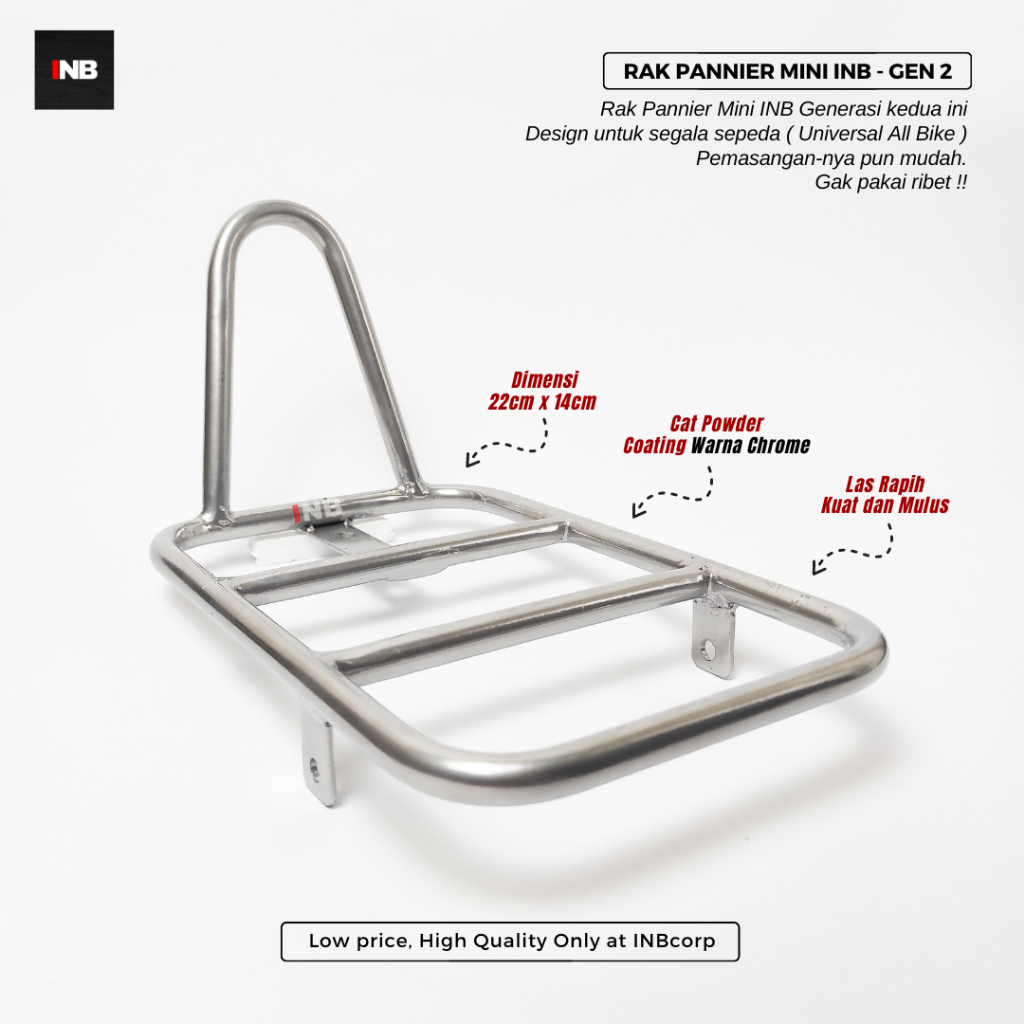 Federal Comutterbike Fixie Front Bike Rack INB Gen 2 All Bike Folding ...