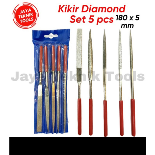ชุดตะไบเพชร 5 ชิ้น 180 x 5 มม. ตะไบเพชร เหล็ก 6" นิ้ว | Shopee Thailand