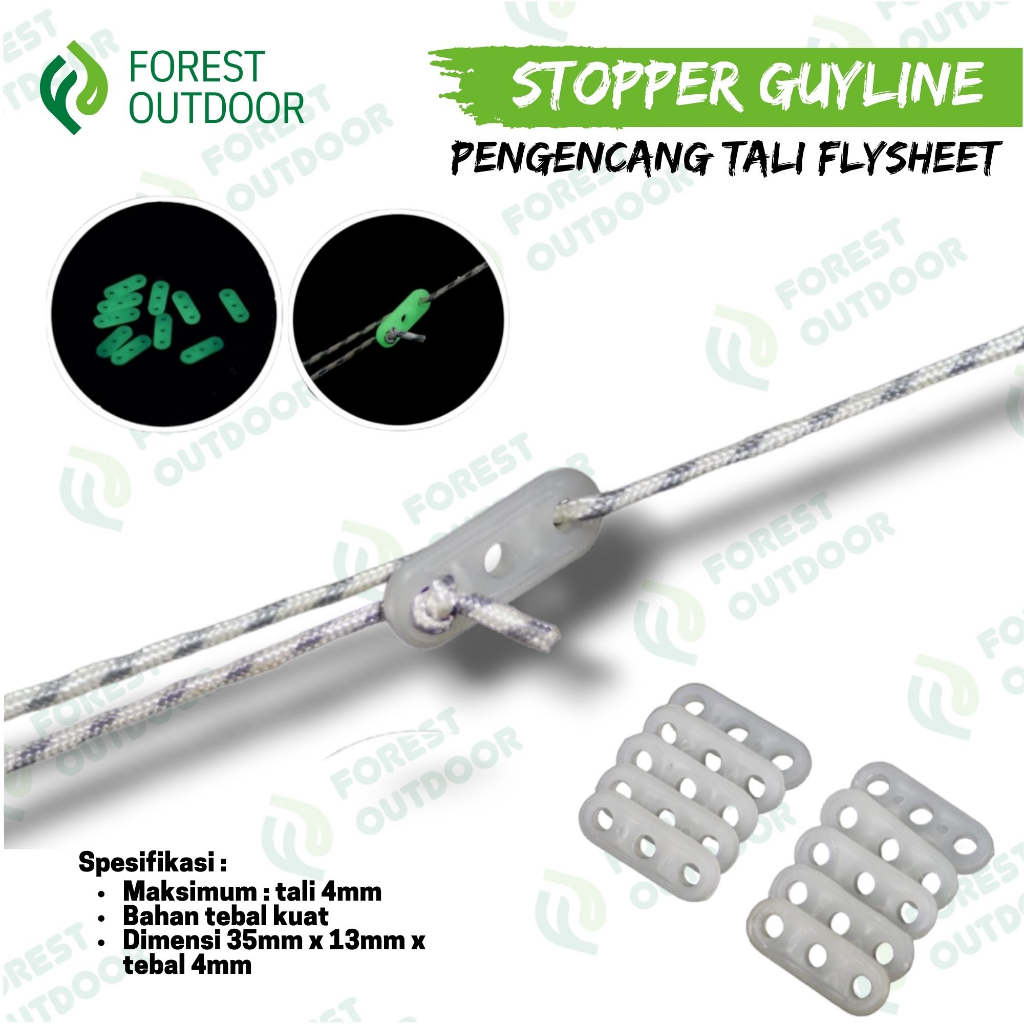Tenda Guyline Stopper Flysheet Camping Outdoor Rope Fasteners - อุปกรณ์ยึดเชือกเต็นท์ - หัวเข็ม ...
