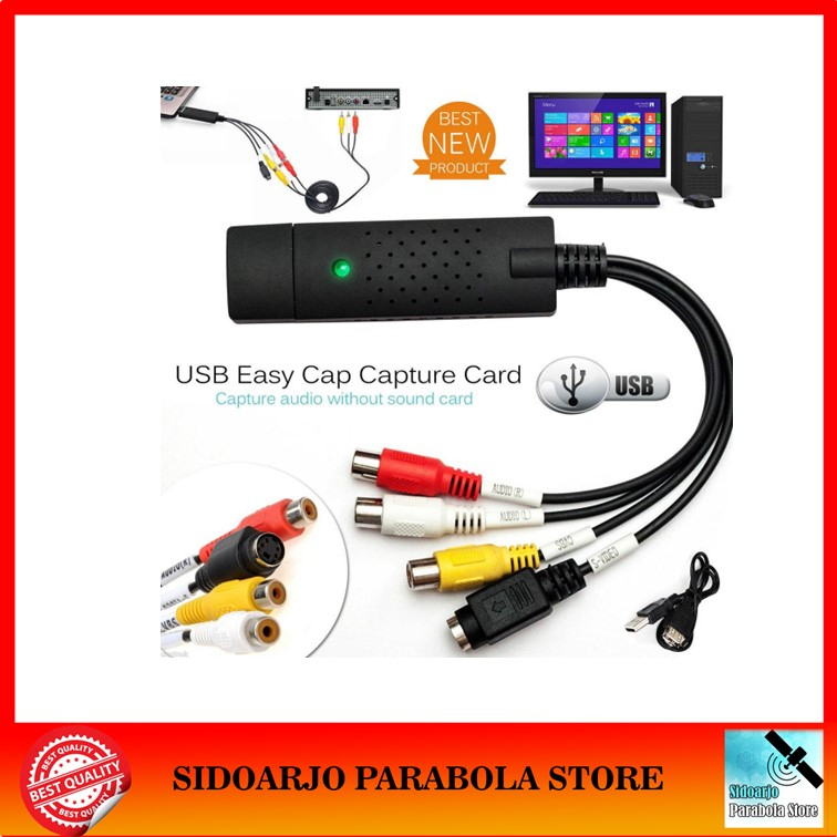 Usb to AV Video RCA 1 Channel DVR EasyCap รองรับ Android | Shopee Thailand