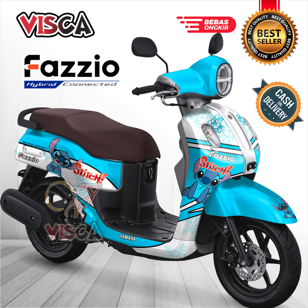 Yamaha Fazzio Full Body Decal Fazzio สติกเกอร์ Full Body Striping ...