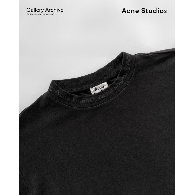 เสื้อยืด พิมพ์ลายโลโก้ Kaos Acne Studios Navid S S ของแท้ | Shopee Thailand