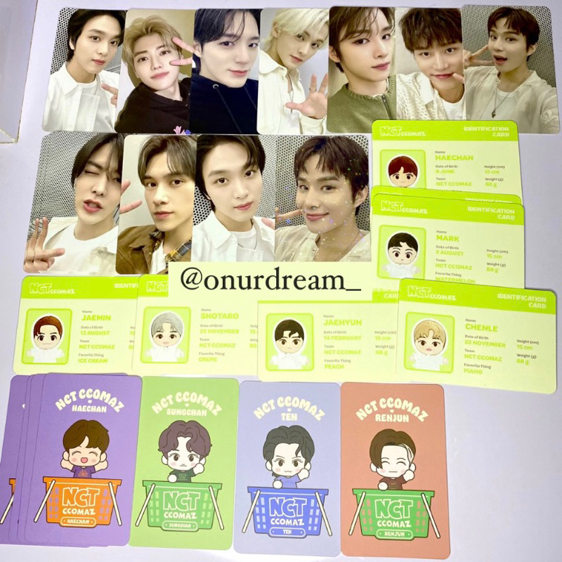 Nct CCOMAZ บัตรซื้อขาย ถอดแยกออก | Shopee Thailand