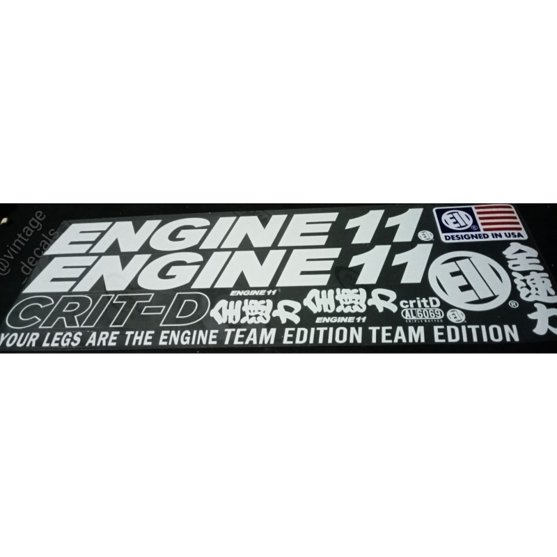 สติกเกอร์ ENGINE11 vortex crit-D team edition สําหรับติดตกแต่งรถจักรยาน ...