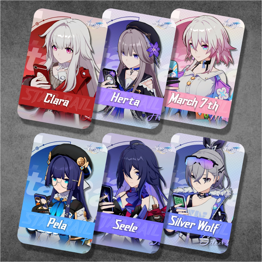 โฟโต้การ์ด การ์ดเกมอนิเมะ Honkai Star Rail C - Bailu Blade Bronya ...