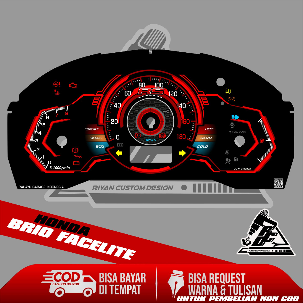 Brio facelite แผงหน้าปัด สไปโด้มิเตอร์ กําหนดเอง brio facelite ...