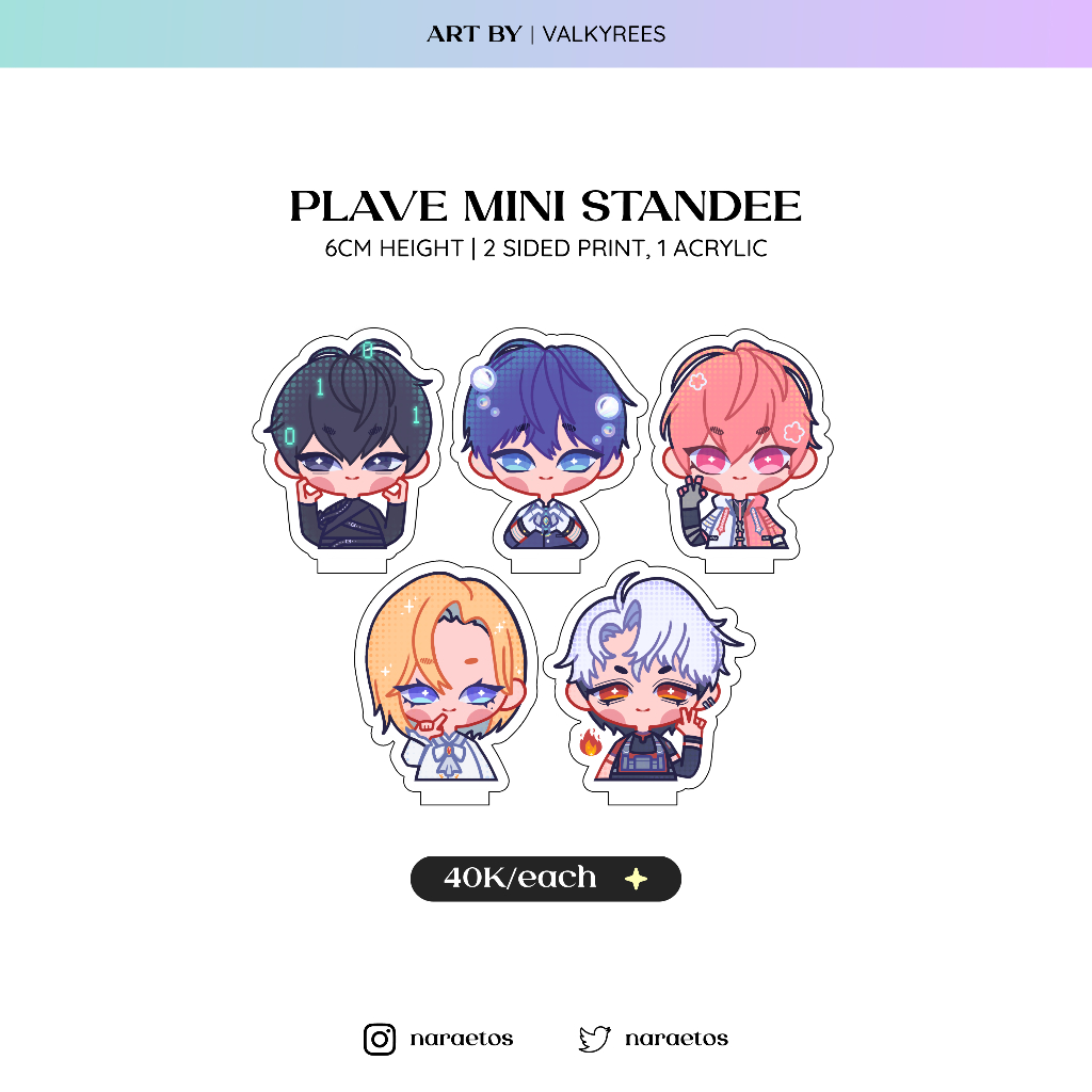 Plave Mini Standee (ความสูง 6 ซม.) | Shopee Thailand