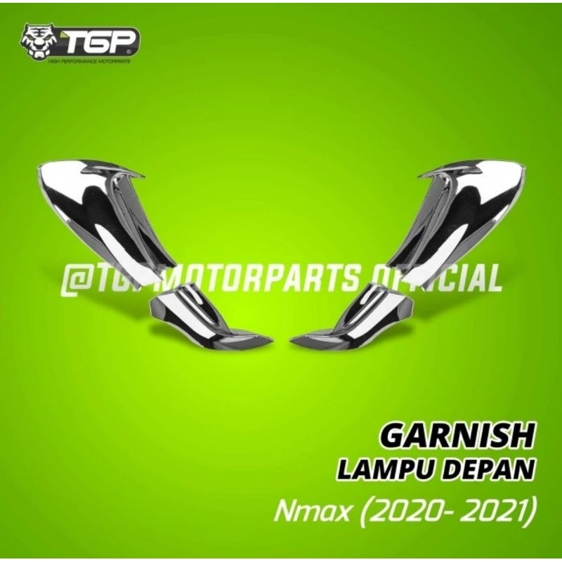 ไฟหน้า Nmax 2020 Garnish New Tgp Black Chrome | Shopee Thailand
