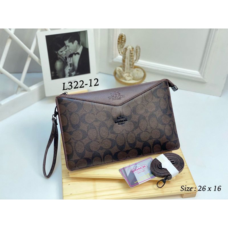 คลัทช์รหัส L322 Room 3 สายยาว และสายสั้น | Shopee Thailand